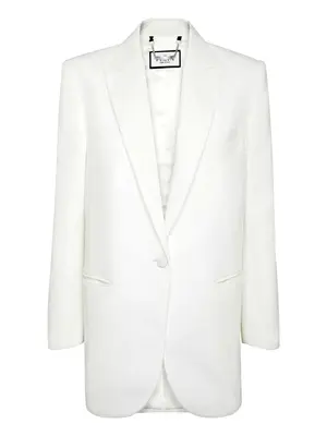 Philipp Plein Cady Blazer - White