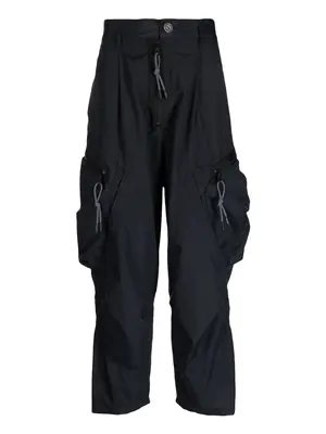 MOSTLY HEARD RARELY SEEN 3d Drop-crotch Trousers - Black