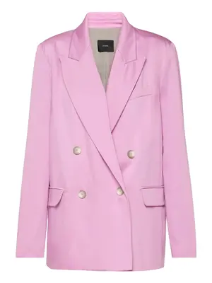 JOSEPH Jaden Double-breasted Blazer - Pink