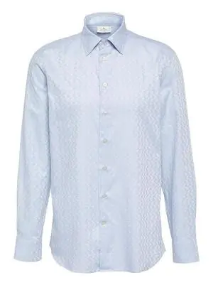 Etro Paisley Cotton Shirt - Blue