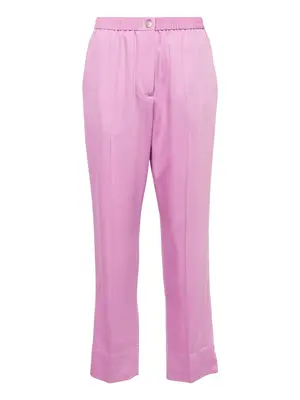 JOSEPH Tottenham Cropped Straight Pants - Pink