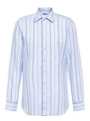 Etro Striped Linen Shirt - Multicoloured