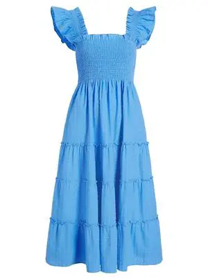 Hill House Home The Ellie Nap Dress Hydrangea Blue