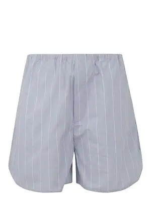 Filippa K Striped Drawstring Shorts - Blue