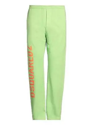 Dsquared2 Man Pants Yellow Size M Cotton Green