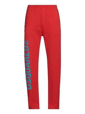 Dsquared2 Man Pants Yellow Size M Cotton Red