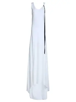 ANN DEMEULEMEESTER Maxi Dress With Lace Detail - White
