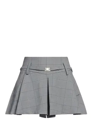 Maje Checked Skort - Grey