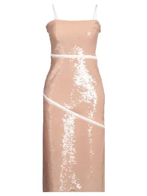 Dsquared2 Sequined Tulle Midi Dress - Pink