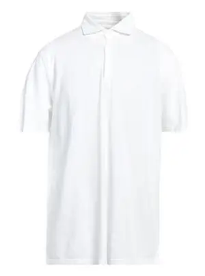 Fedeli Polo Shirt Size Cotton - White