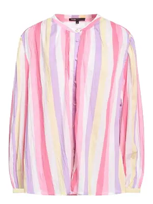 Maje Striped Shirt - Pink
