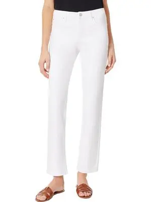 Jones New York Lexington Straight Leg Jeans - Soft White