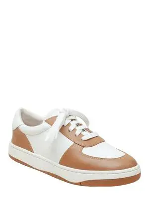 Linea Paolo Krista Leather Sneakers - Eggshell/ Desert