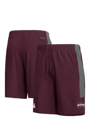 Adidas Mississippi State Bulldogs Aeroready Shorts - Maroon