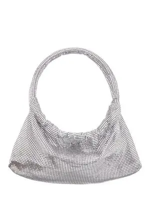 Nina Nina Joyce Mesh Top Handle Bag Silver