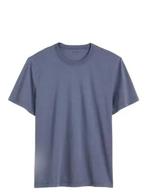 Madewell Allday Garment Dyed Cotton T-shirt - Weathered Indigo