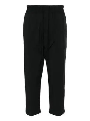 THOM KROM Cropped Trousers - Black