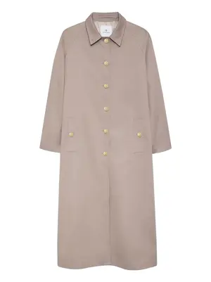 ANINE BING Randy Classic-collar Trench Coat - Neutrals