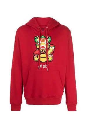 MOSTLY HEARD RARELY SEEN Got Gold Cotton Hoodie - Red