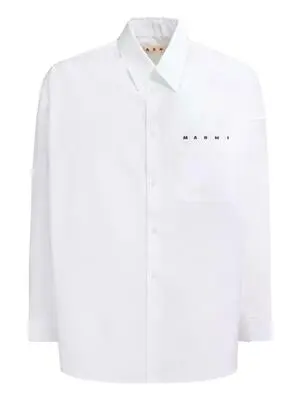Marni Logo-print Shirt - White