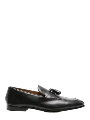DOUCAL'S Tassel-detail Leather Loafers - Black