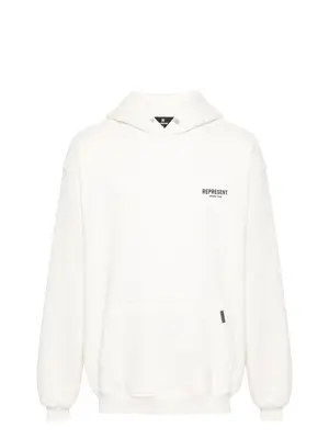 REPRESENT Owners Club Cotton Hoodie - White