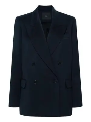 JOSEPH Jaden Virgin Wool-blend Blazer - Blue