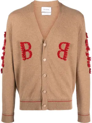 BARRIE 3d-knit Cashmere Cardigan - Brown