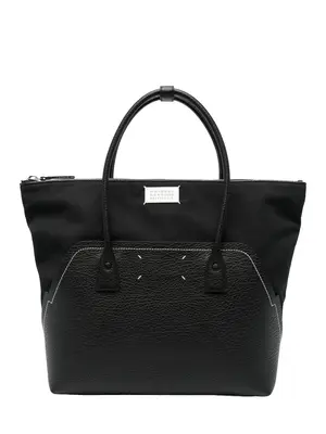 MAISON MARGIELA Large 5ac Leather Tote - Black