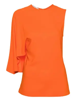 Stella McCartney Asymmetric Cape Top - Orange