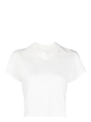 RICK OWENS Rick Owens DRKSHDW Level Cotton Cropped T-Shirt