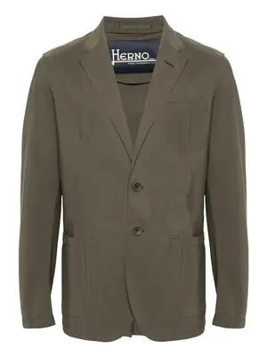 Herno Single-breasted Blazer - Green