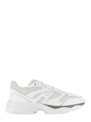 Hogan Allac Panelled Leather Sneakers - Neutrals