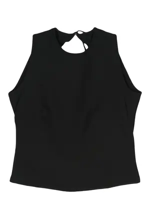 Sunnei Buco Cut-out Top - Black