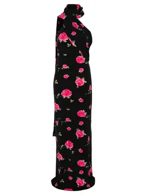 Magda Butrym Wrap Maxi Dress - Black