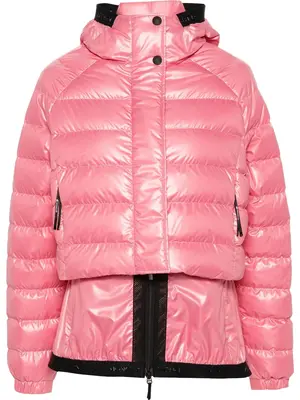 Moncler Quilted Puffer Jacket - Pink