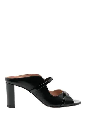 MALONE SOULIERS 70mm Leather Sandals - Black
