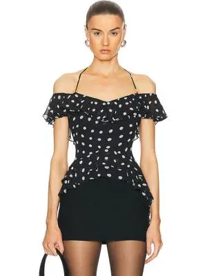 Lpa Giulia Top - Black And Cream
