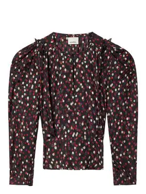 Isabel Marant Étoile Zarga Top Black/red