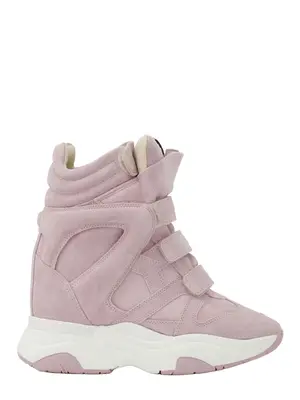 Isabel Marant Étoile Balskee High-Top Wedge Sneakers Lilac