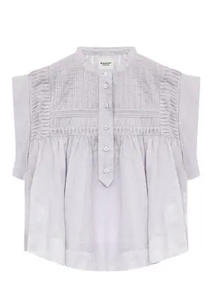 MARANT ETOILE Marant Étoile Leaza Top Baby Lilac