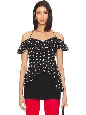 Lpa Giulia Top - Black And Cream