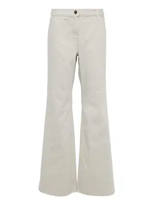 Magda Butrym High-rise Flare Jeans - White