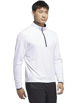 Adidas Core Lightweight 1/2 Zip Pullover - White