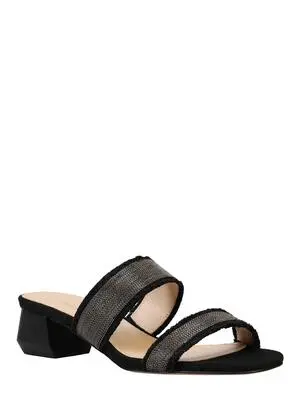 Pelle Moda Iona Strappy Sandals - Black