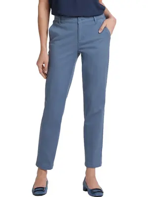 NYDJ NYDJ Sadie Slim Trousers Blue Stone