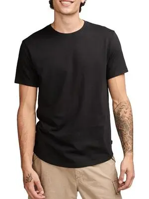 Lucky Brand Crewneck Supima® Cotton T-shirt - Jet Black