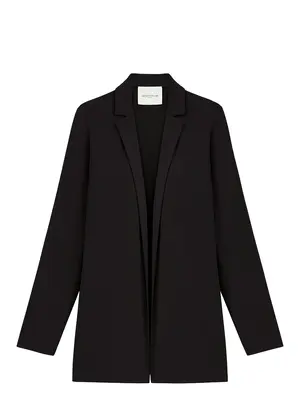 Lafayette 148 New York Open Front Jacket - Black