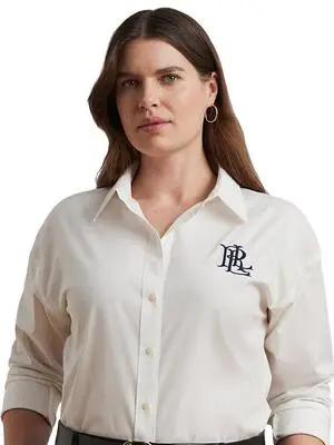 Ralph Lauren Relaxed Fit Cotton Shirt - White