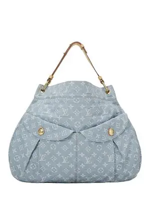 LOUIS VUITTON Monogram Denim Daily GM Blue